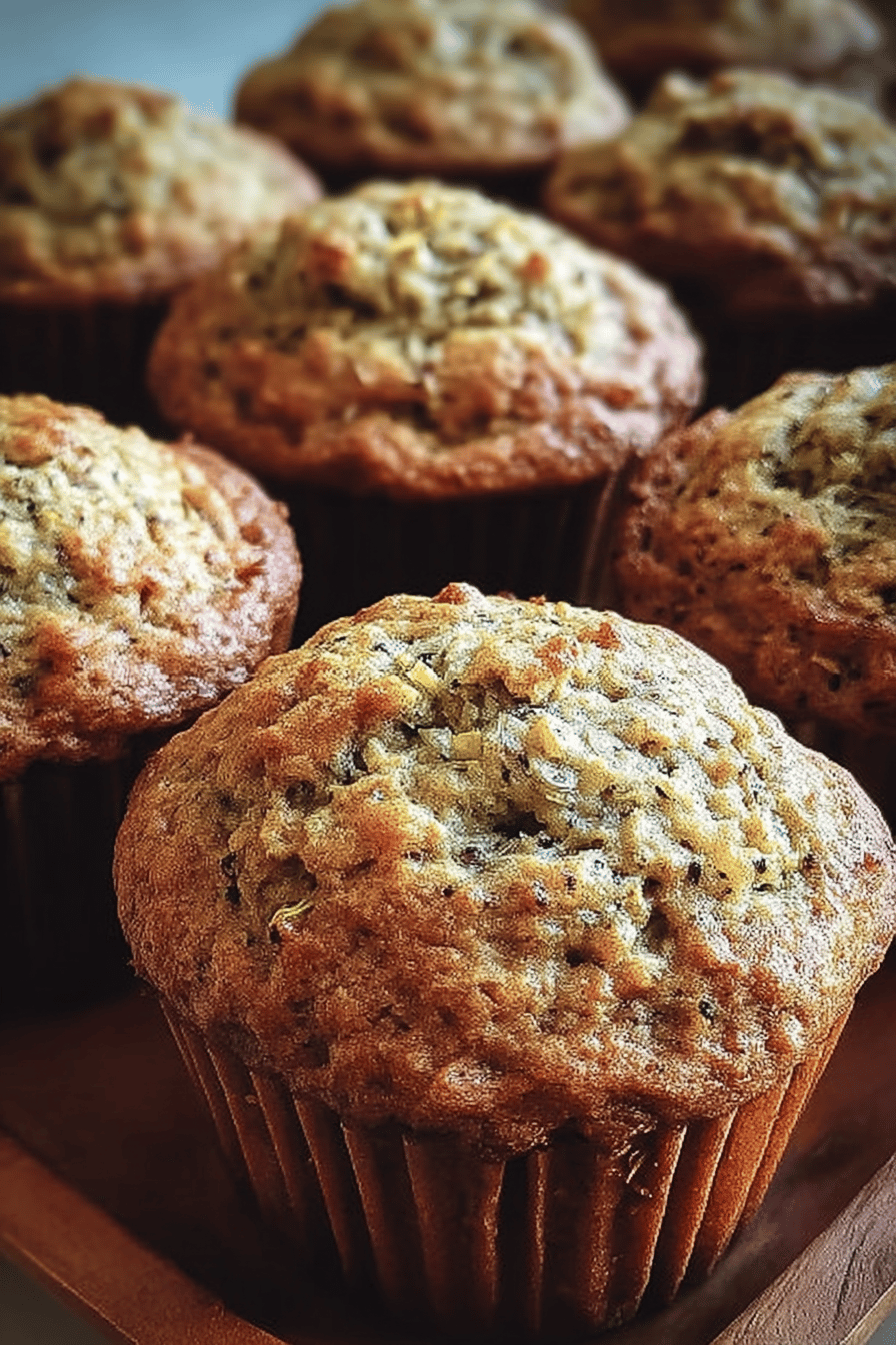 Banana Zucchini Bread Muffins Recipe With Moist Texture