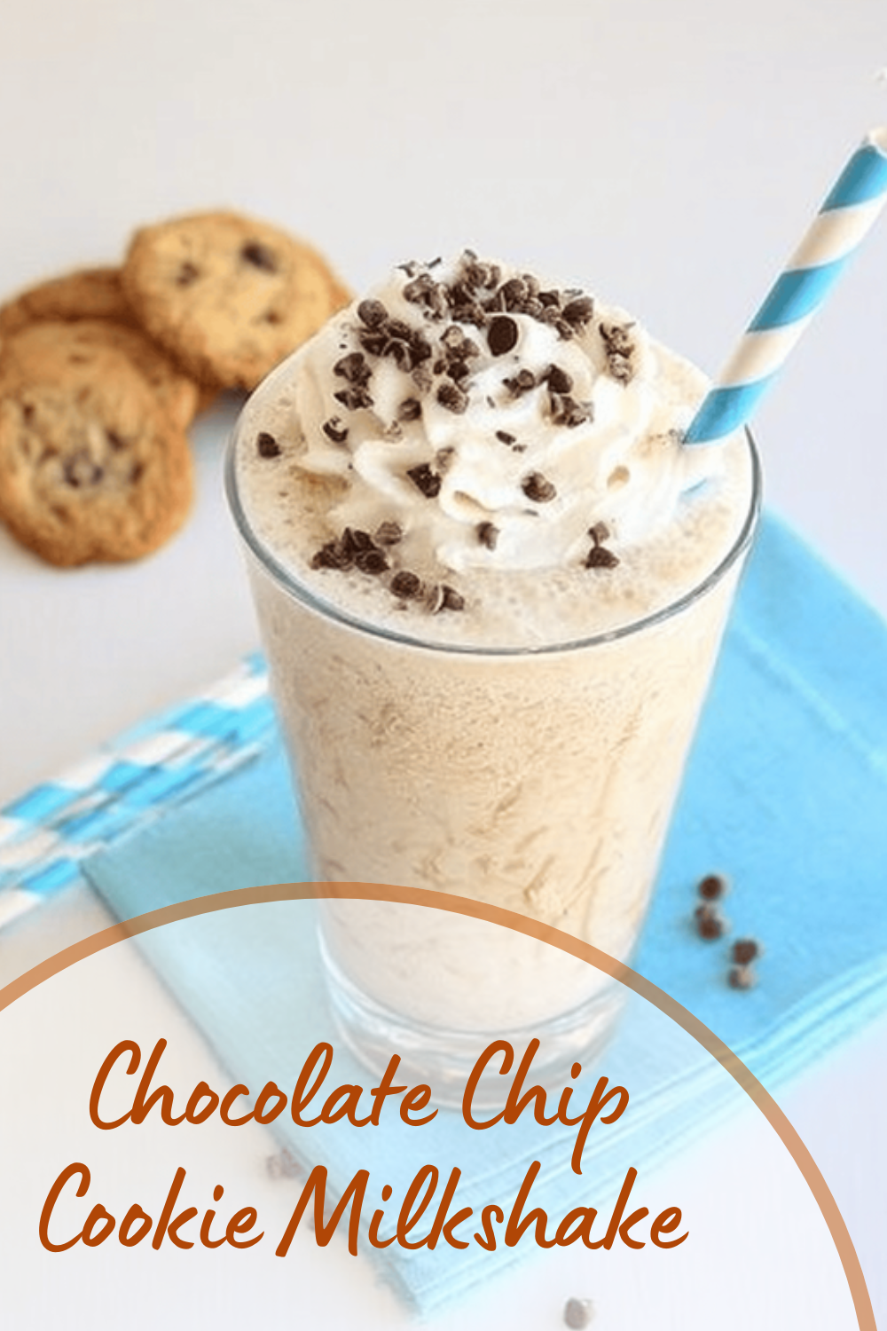 Chocolate Chip Cookie Milkshake Recipe With Creamy Sweet Taste