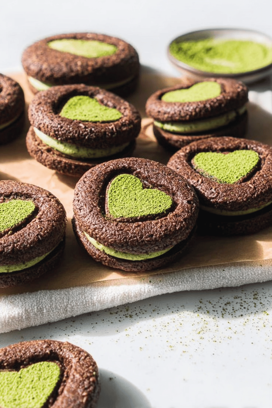 Matcha Vegan Oreos Recipe With Creamy Green Tea Filling