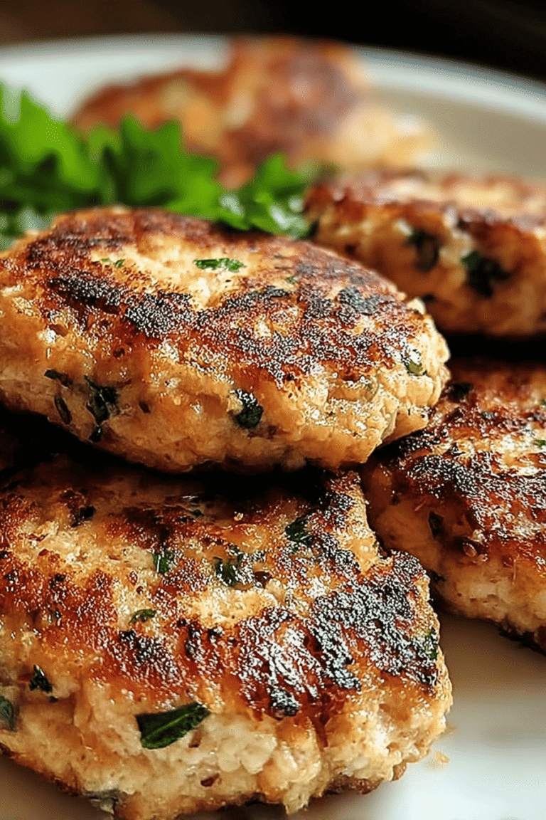 Mediterranean Chicken Patties Recipe With Fresh Herbs 2024