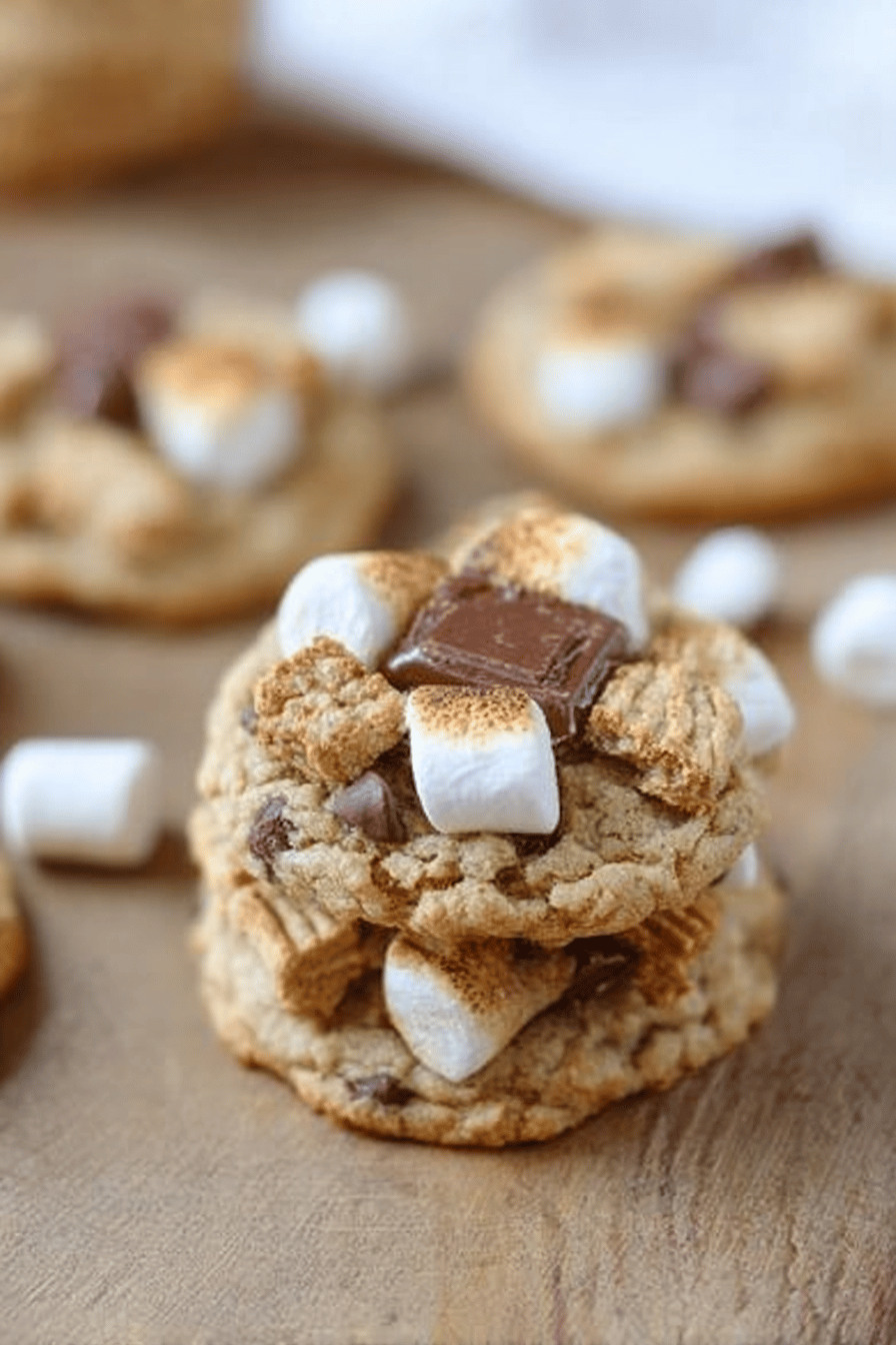 Mini S'Mores Cookies Recipe With Gooey Marshmallows 2024