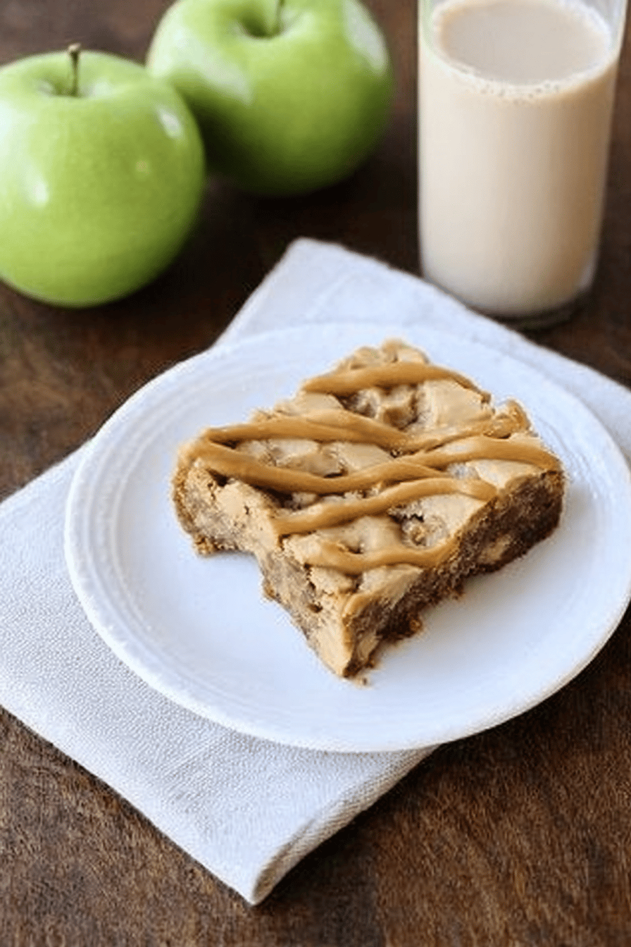 Peanut Butter Apple Bars Recipe For A Sweet Chewy Snack