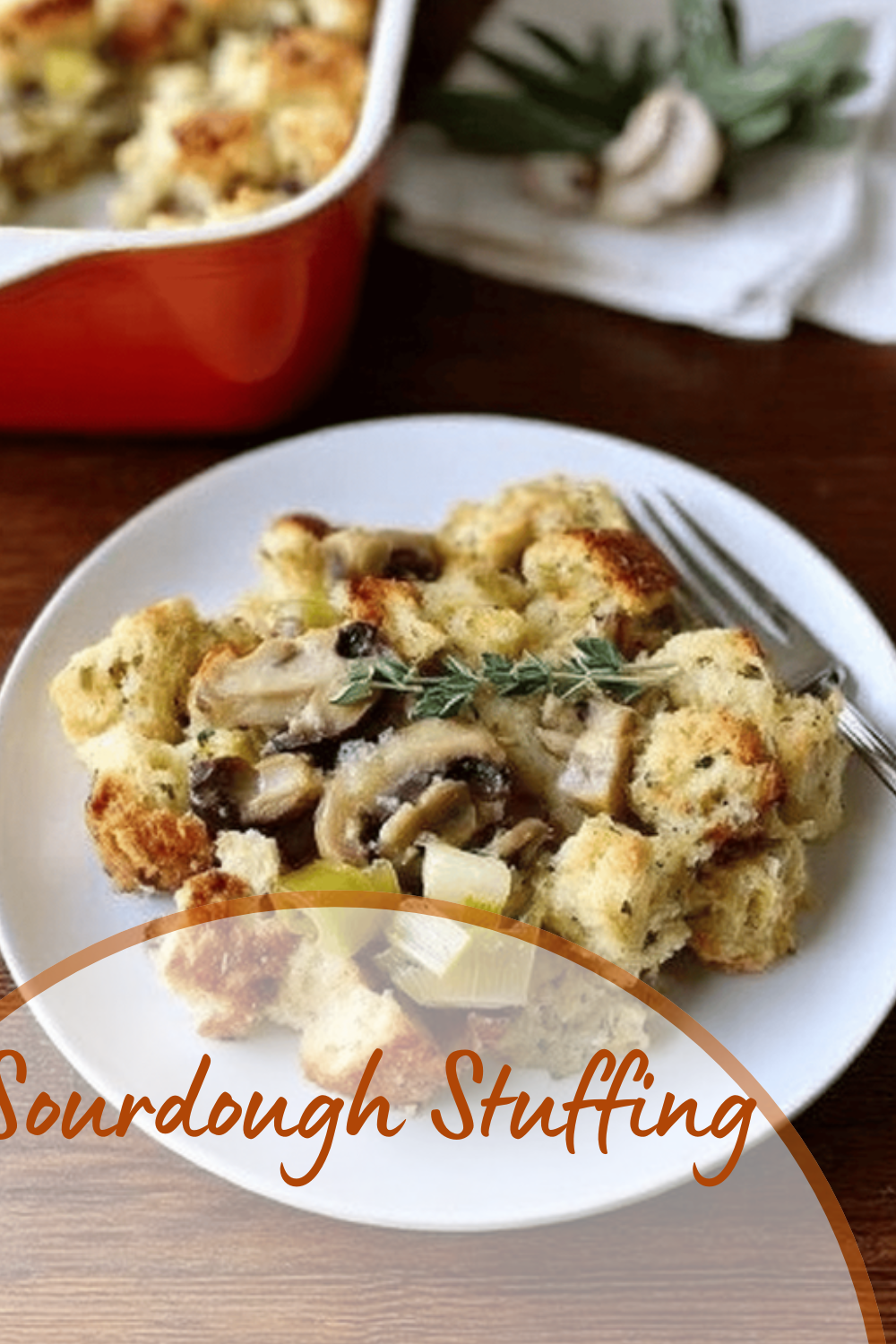 Sourdough Stuffing Recipe With Crispy Texture And Herbs