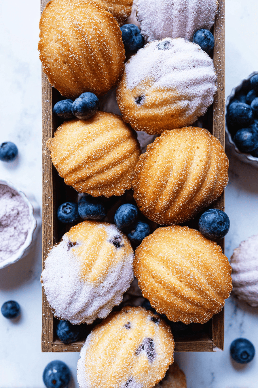 Vegan Lemon Blueberry Madeleines Recipe With 5 Easy Steps