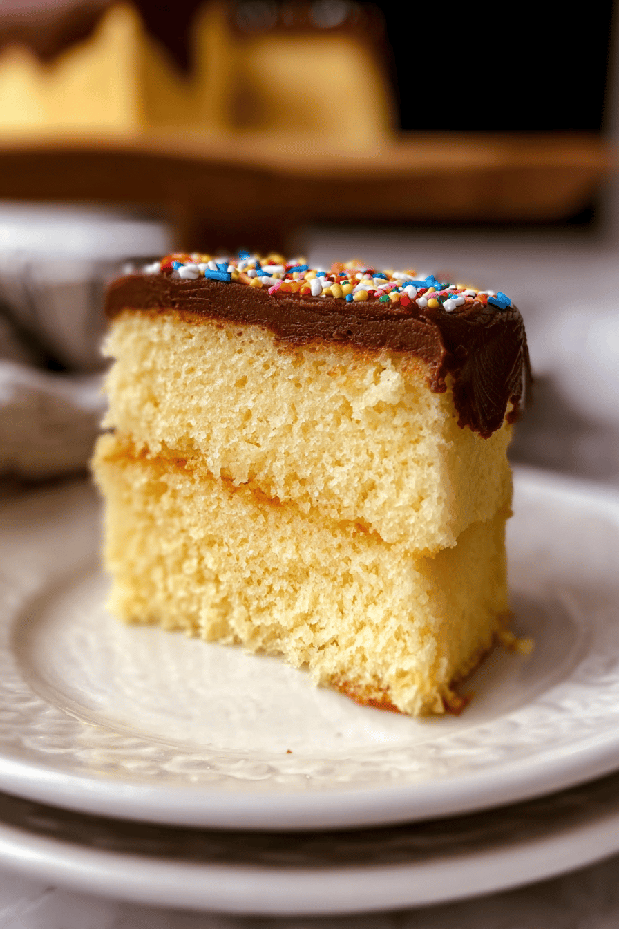 Yellow Cake Recipe With Moist Texture And Classic Flavor