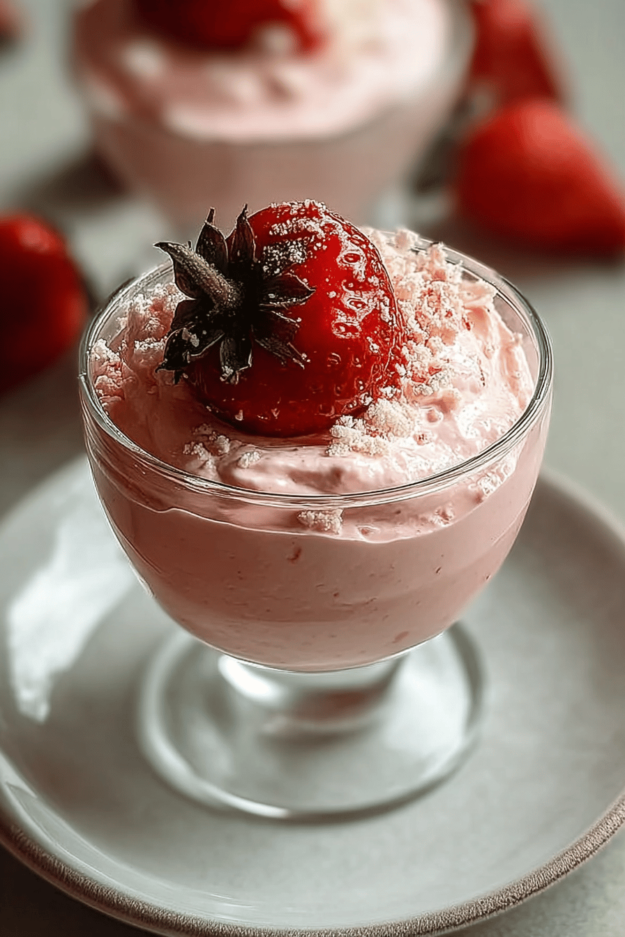 Strawberry Mousse Recipe Easy Fresh Dessert For Summer