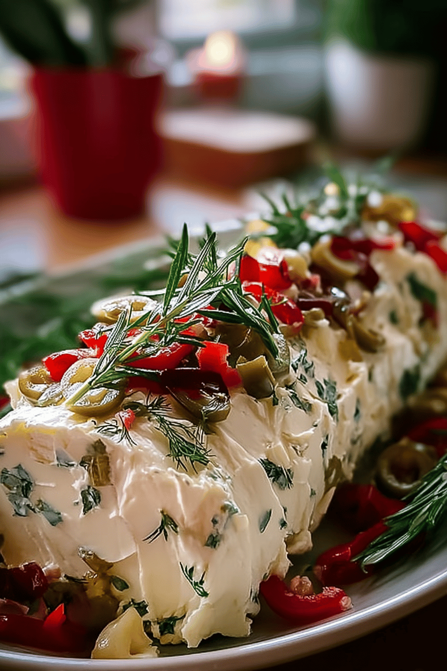 Cheese Log Recipe With Cranberries Pistachios Bacon And Honey