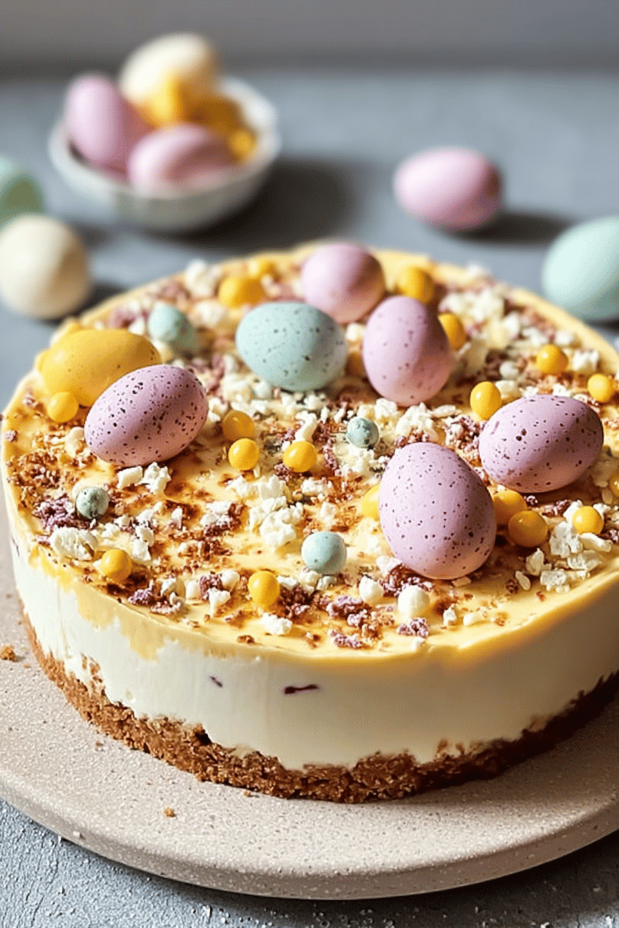 Mini Egg Cheesecake Recipe For Easy No Bake Spring Desserts