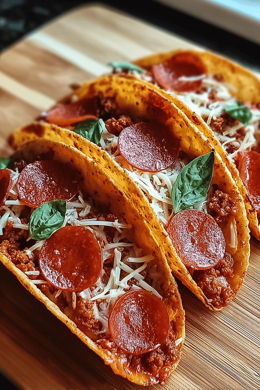 Pepperoni Taco Twist Pizza Recipe With Cheesy Crispy Layers