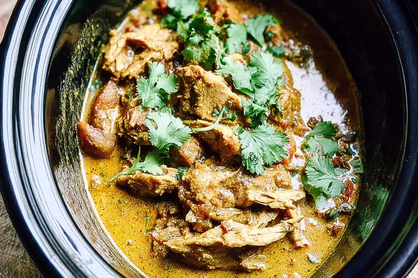 Slow Cooked Coconut Curry Chicken Recipe For Easy Dinners