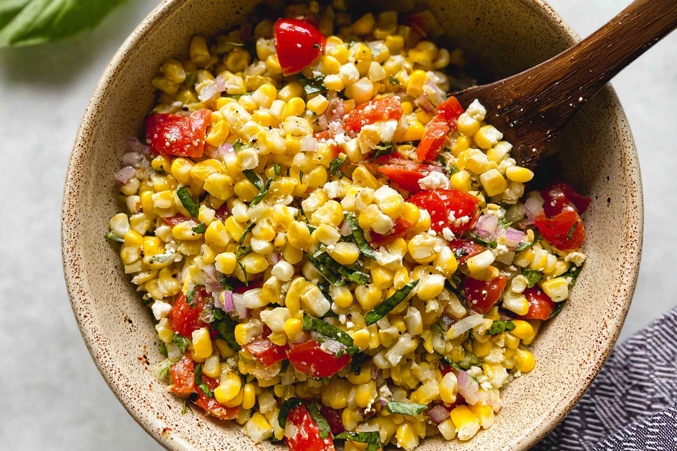 Italian Corn Salad Recipes With Fresh Herbs And Zesty Flavor