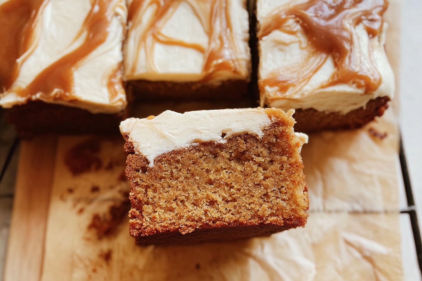 Salted Caramel Gingerbread Cake With Perfect Spices