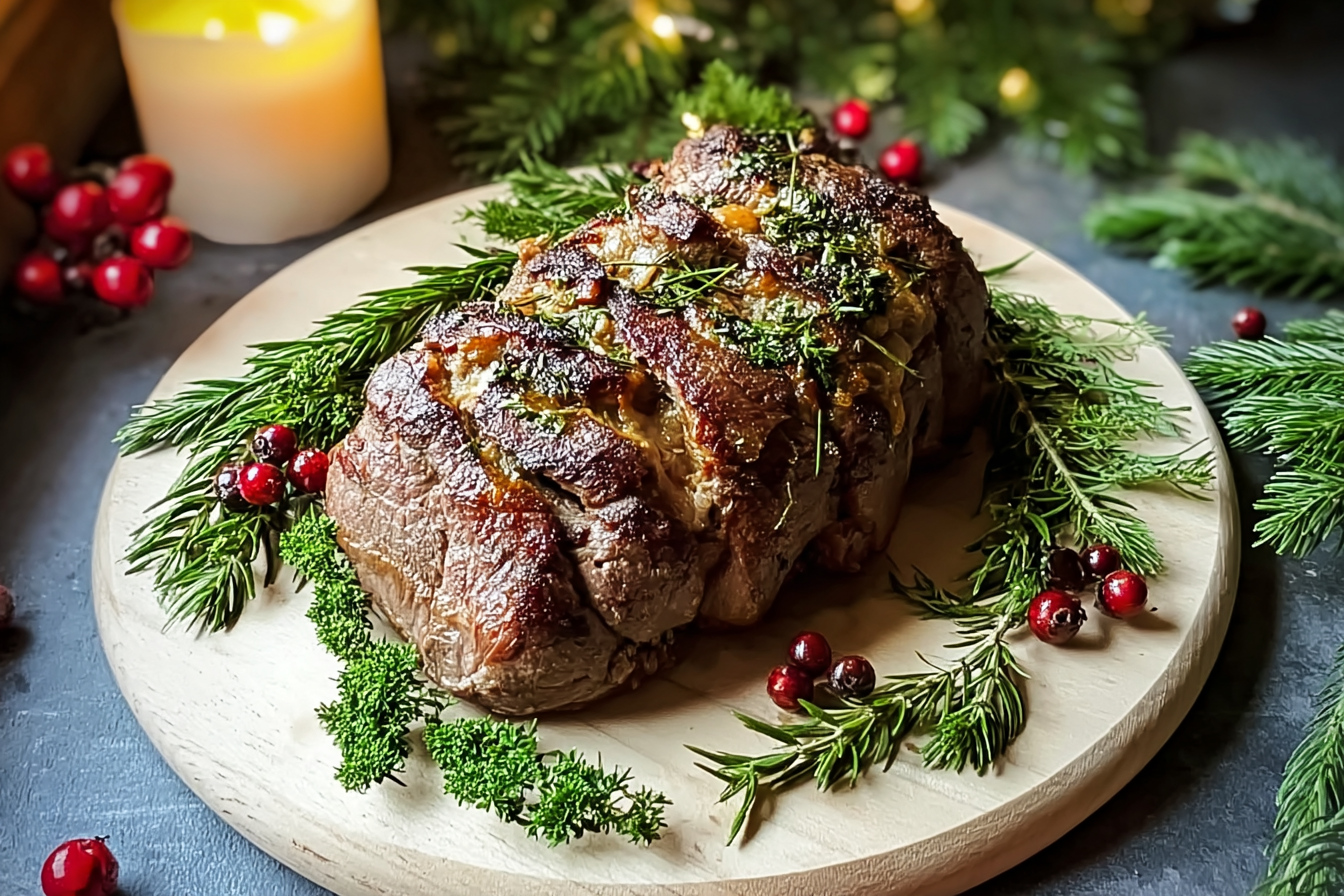 Christmas Stuffed Flank Steak Recipe With Savory Holiday Taste