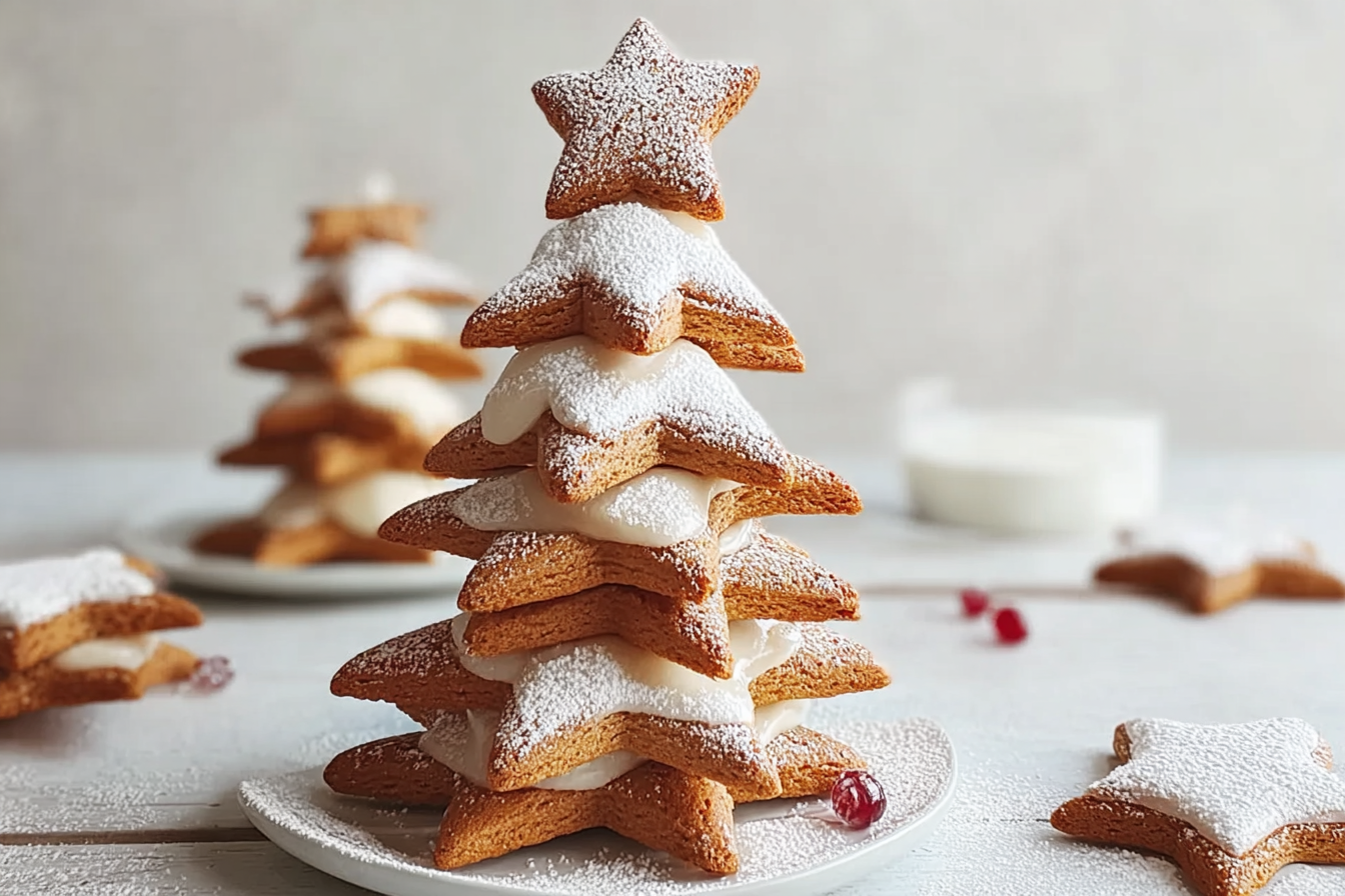 Gingerbread Star Trees Recipe For Festive Holiday Baking
