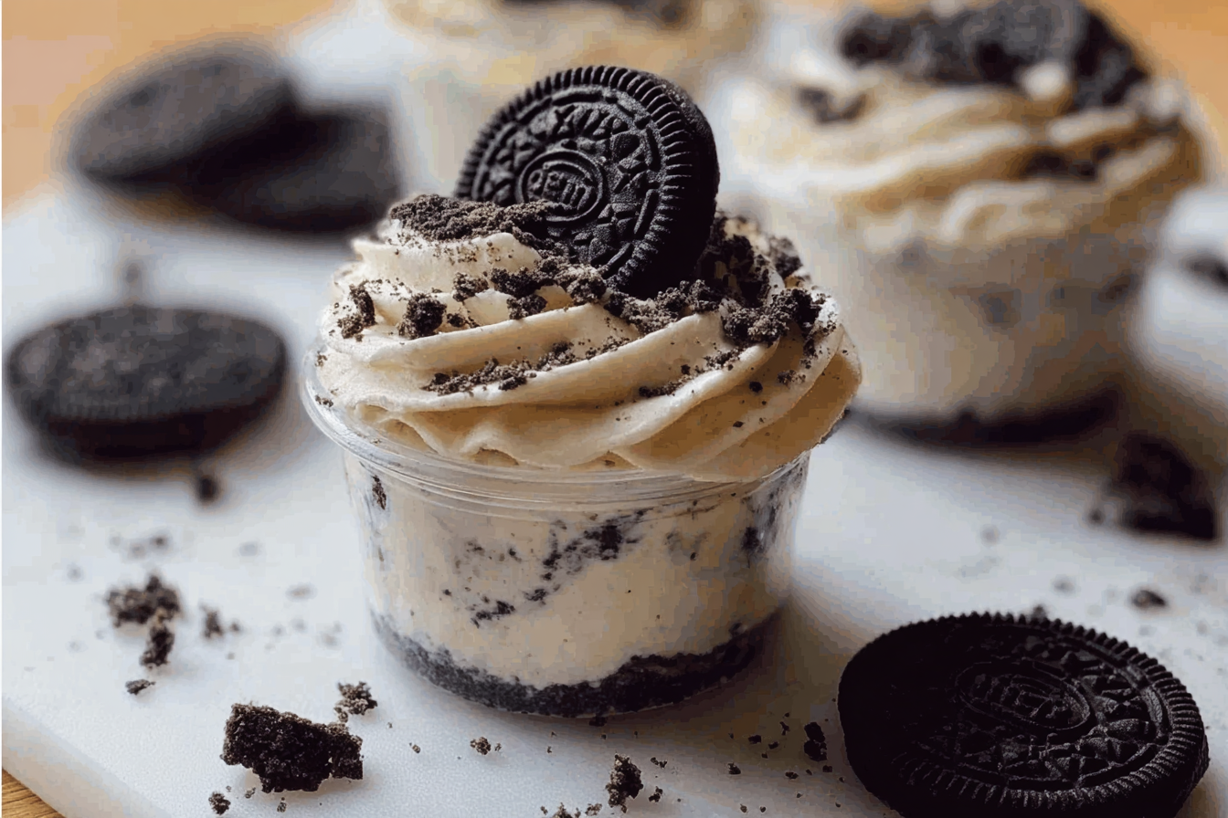 Oreo No Bake Cheesecake Cups (Easy No Oven Recipe)